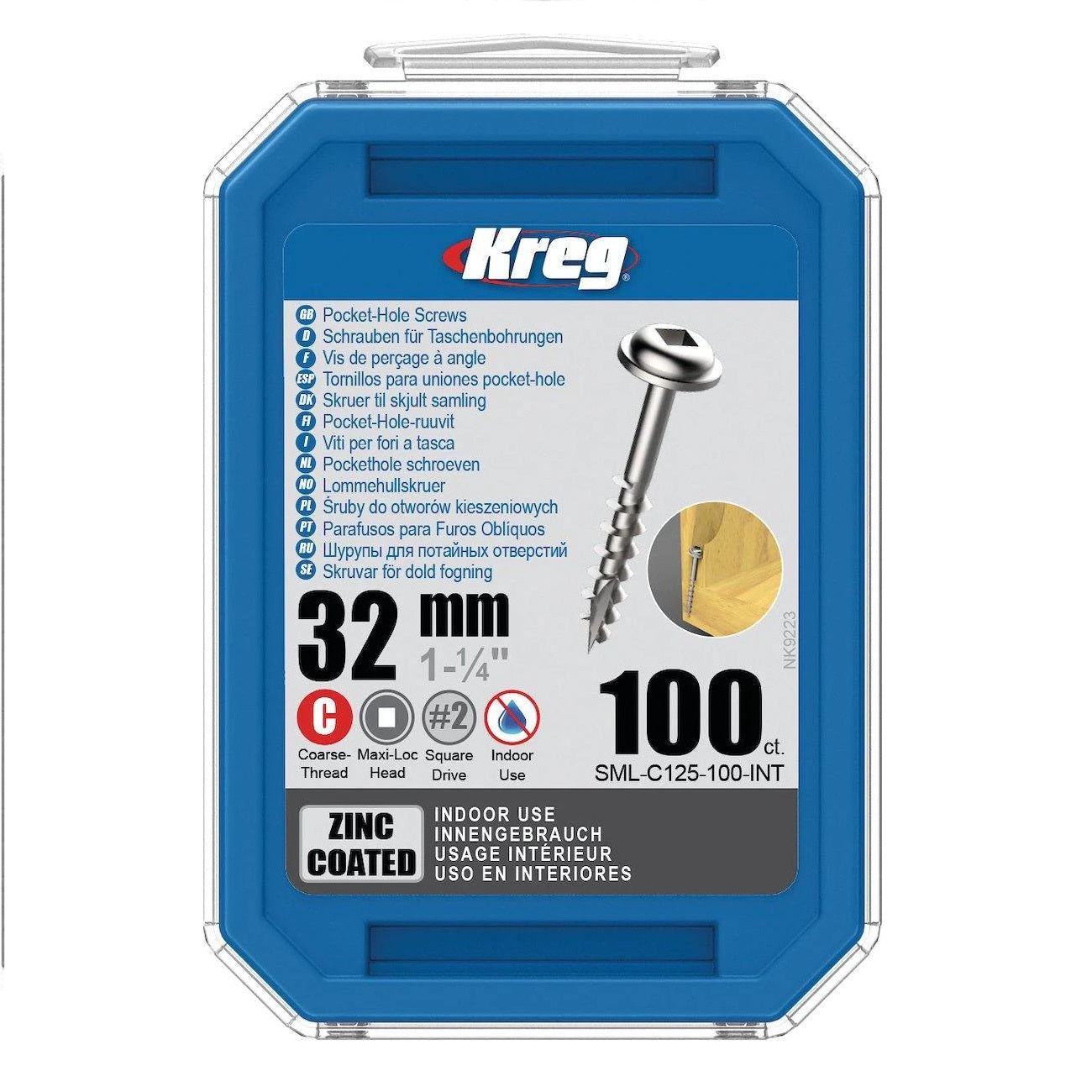 KREG Taschenlochschrauben Grob 32mm (Scheibenkopf) – Schleiftitan.de